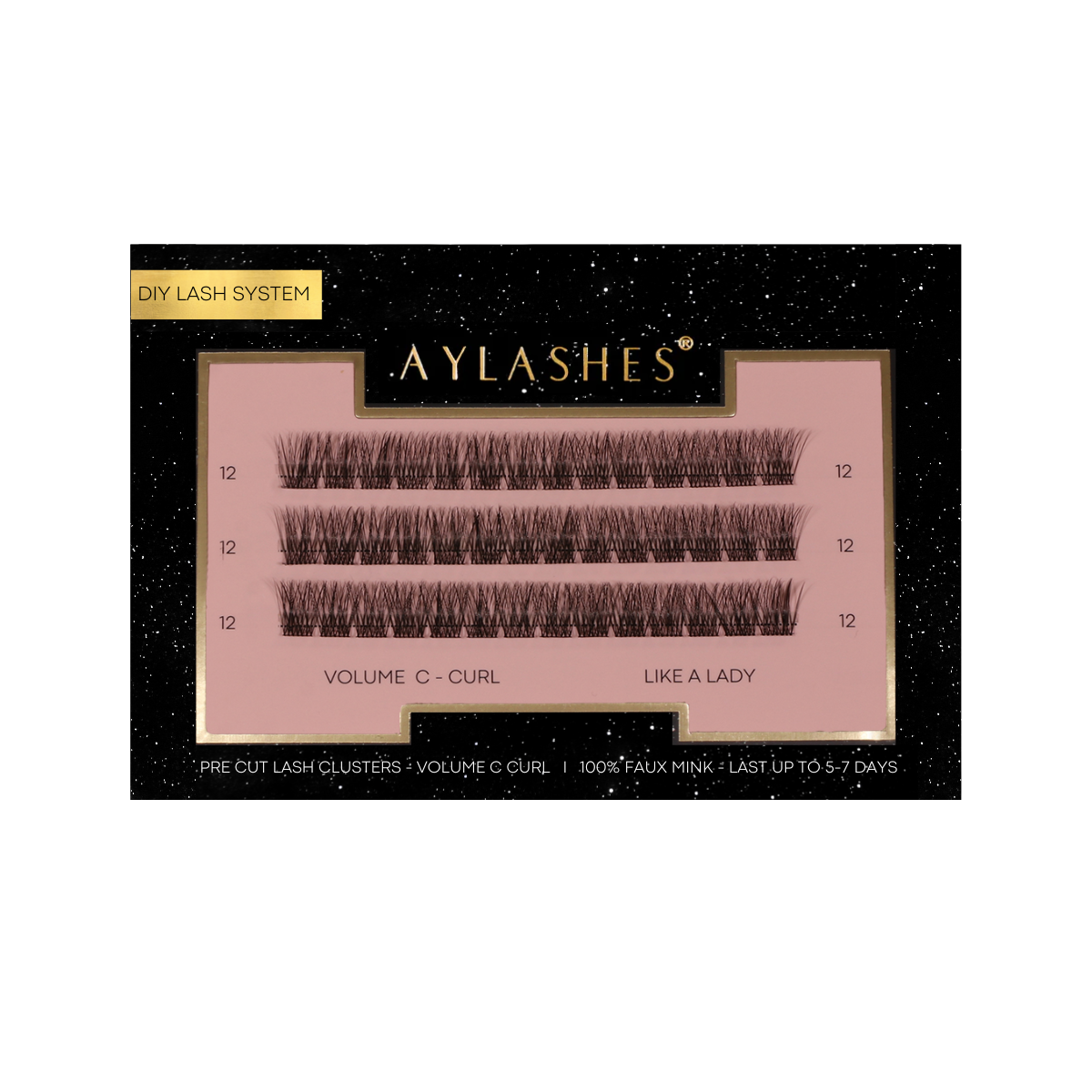 DIY Lash Extensions Ultra-flat, extra fine eyelash band - AYLASHES